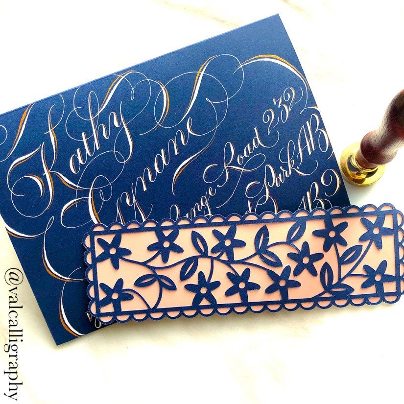 Envelope Addressing Gallery – Calgary Calligraphy, Engraving Bottle ...